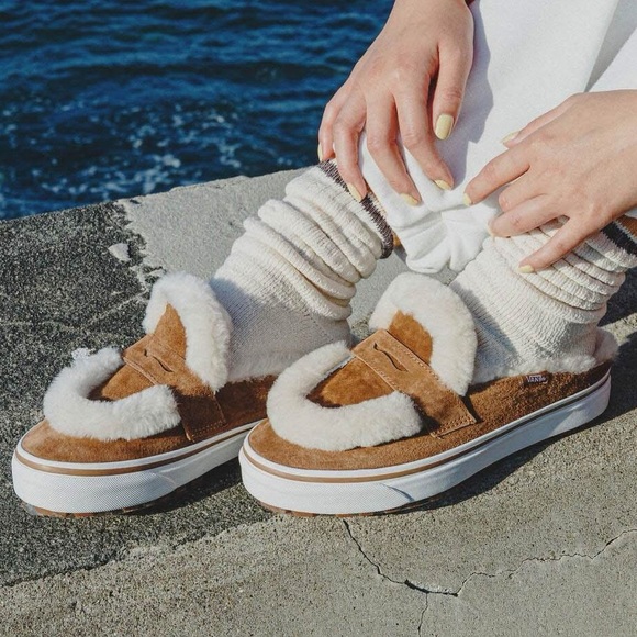 Vans | Shoes | Vans Shearling Style 53 Cozy Mules | Poshmark